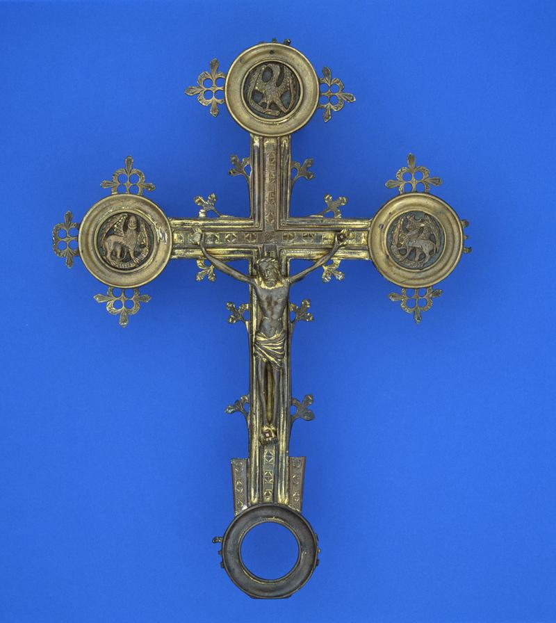 Medieval copper alloy processional cross - Collections Online