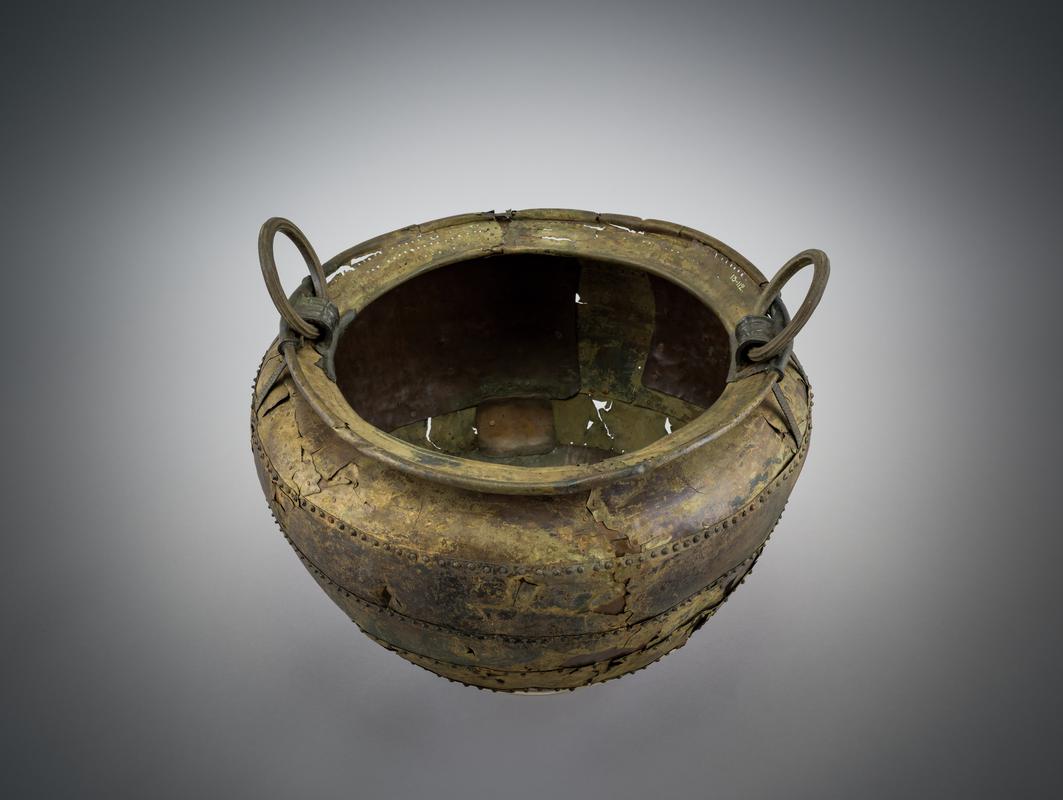 Early Iron Age bronze cauldron - Collections Online | Museum Wales