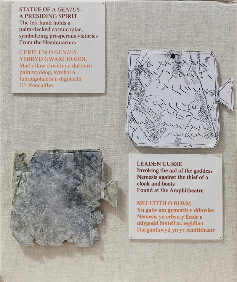 Roman lead curse - Collections Online | Museum Wales