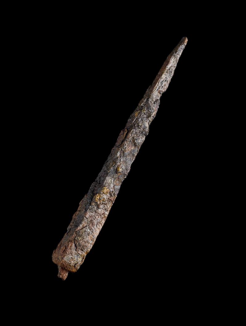 Roman iron pilum head - Collections Online