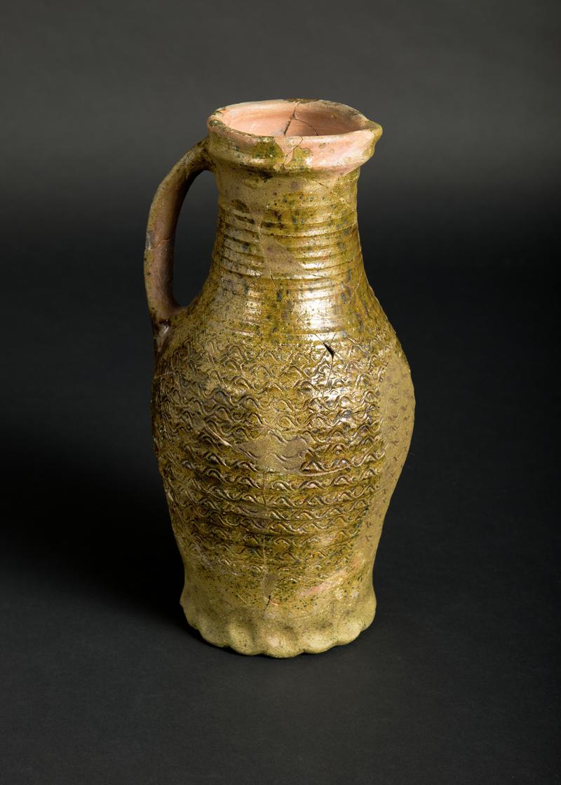 Medieval pottery pitcher - Collections Online