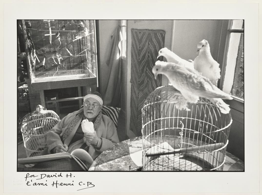 French Painter Henri MATISSE at his home, Villa "Le Rêve". Alpes ...