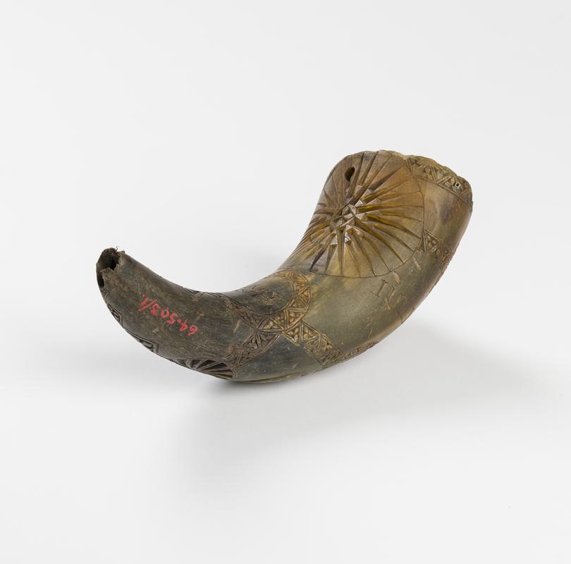 Horn, carved - Collections Online | Museum Wales