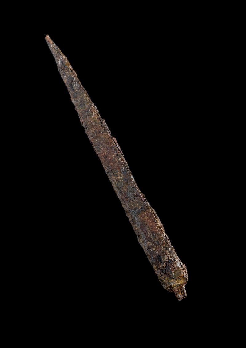Roman iron pilum head - Collections Online