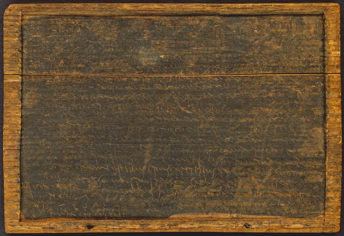 Roman wooden writing tablet - Collections Online