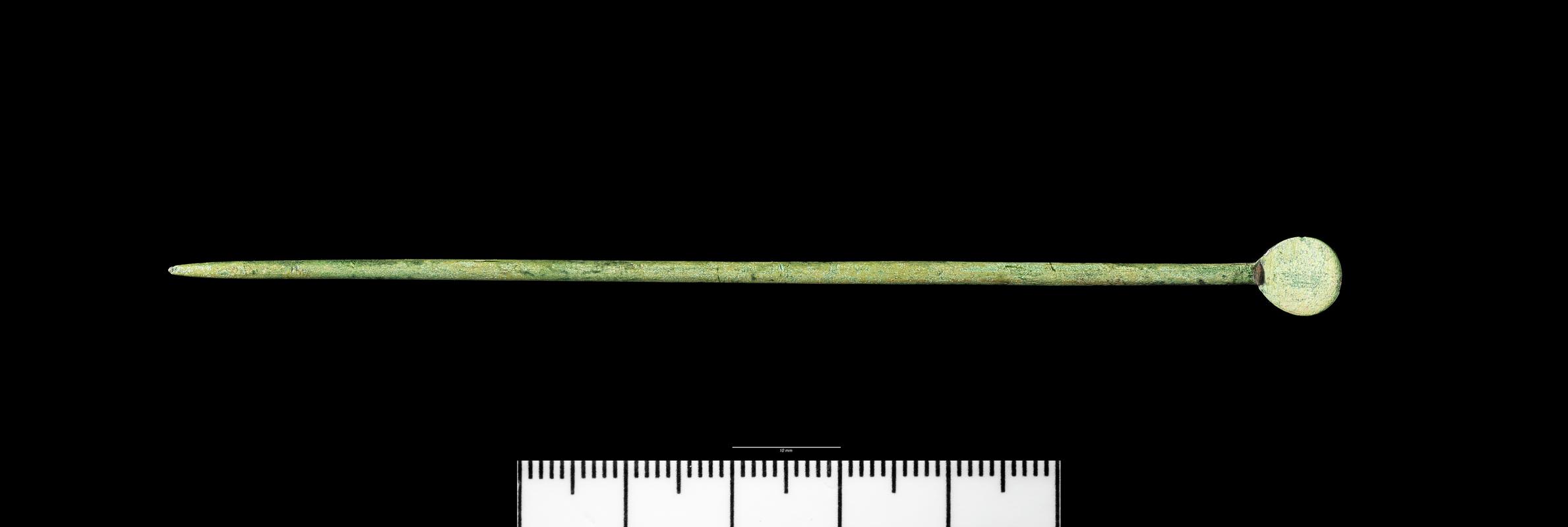 Roman copper alloy ear scoop - Collections Online