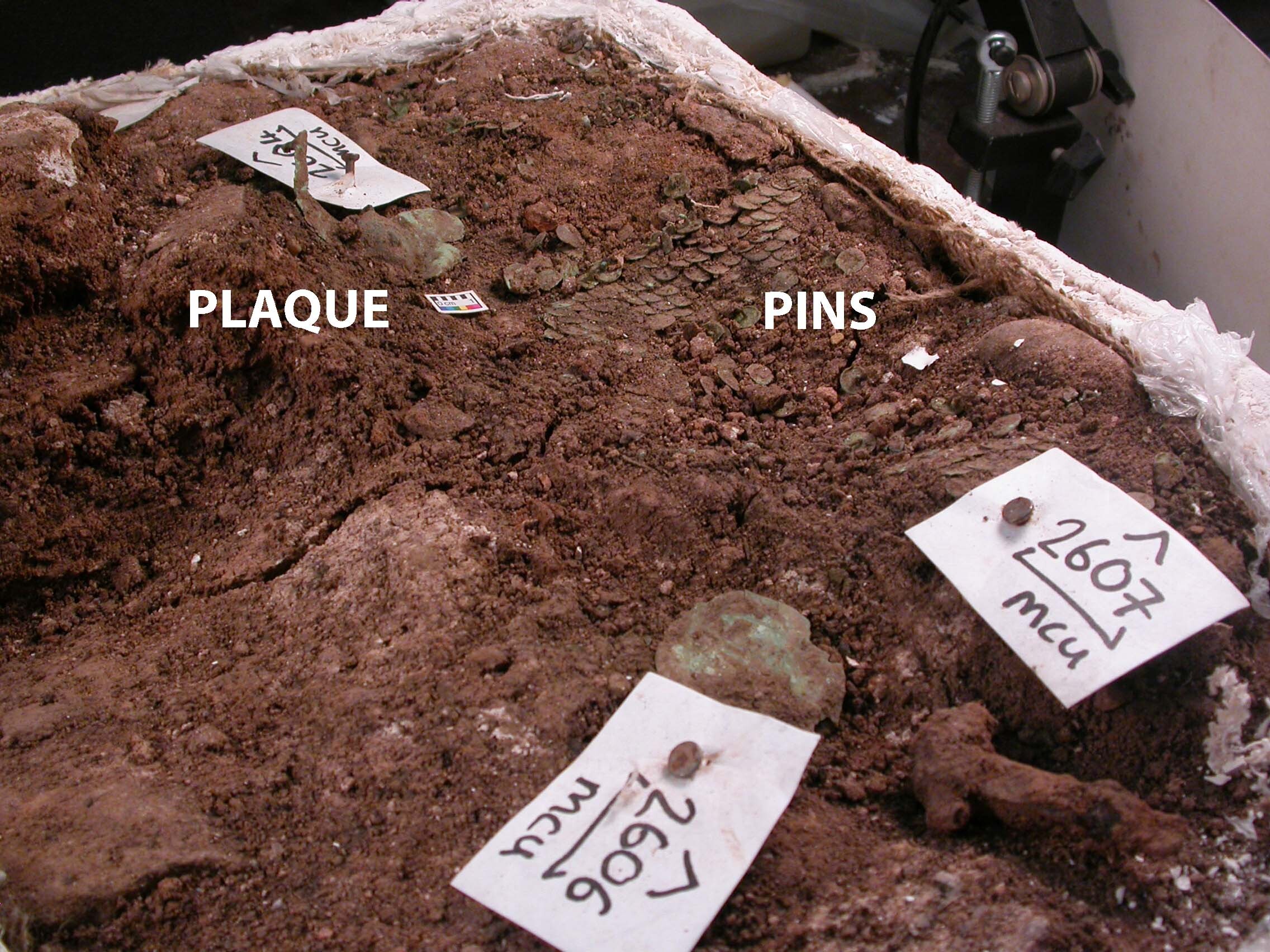 Unearthing more mystery objects from a soil block lifted during ...
