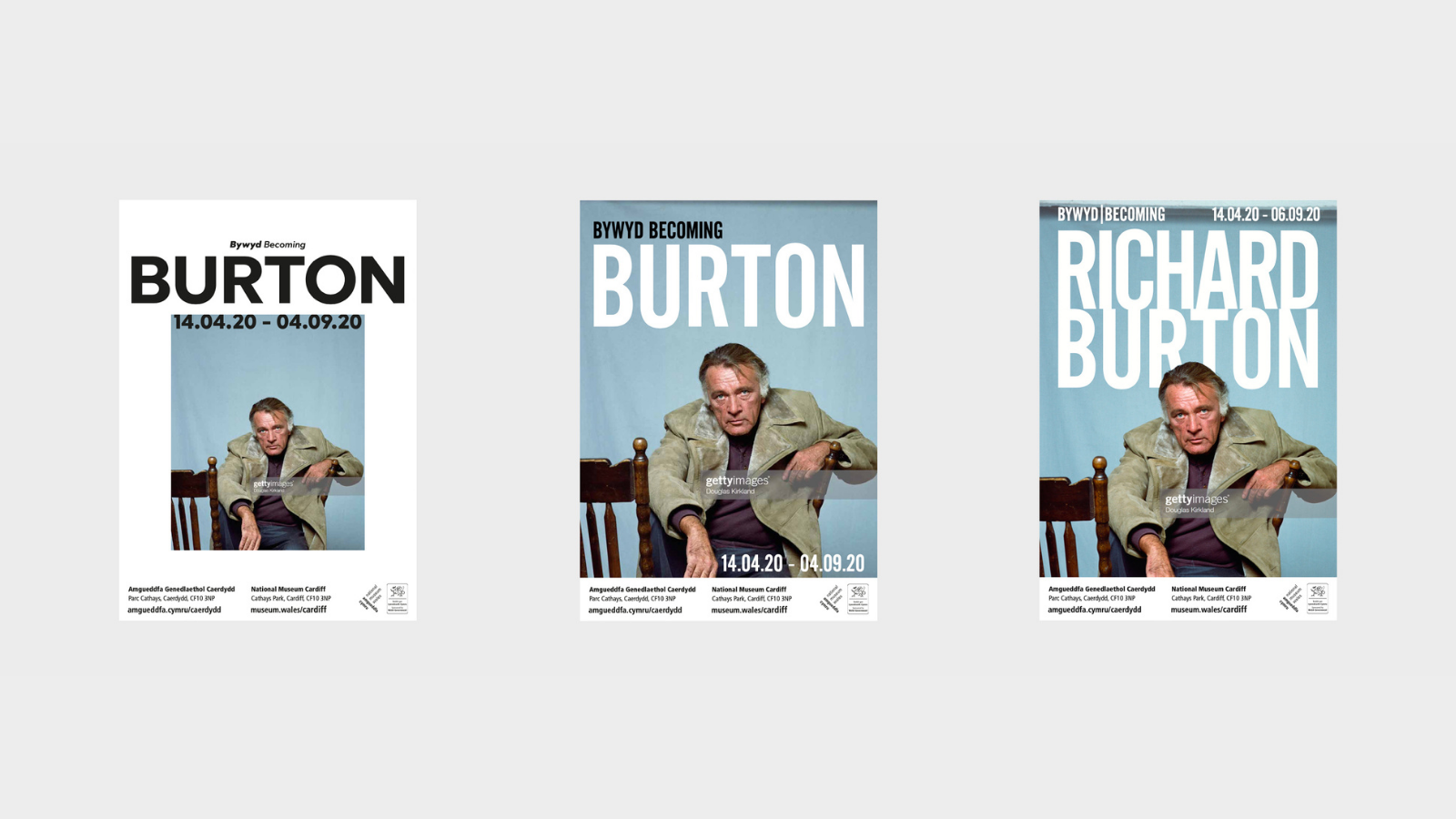'Becoming' the branding behind the Burton exhibition | Museum Wales
